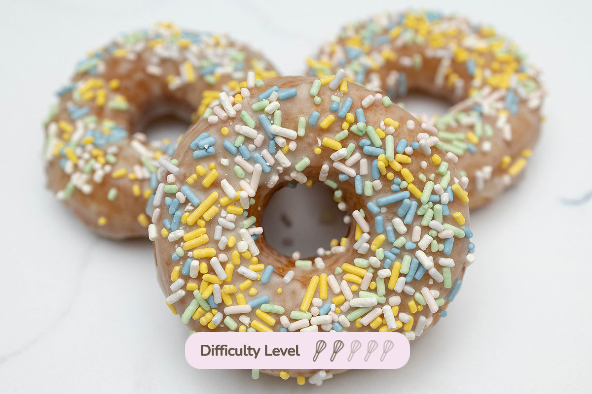 Vanilla Glazed Funfetti Donuts DIY Kit | Fun Baking Gift & Dessert Set ...